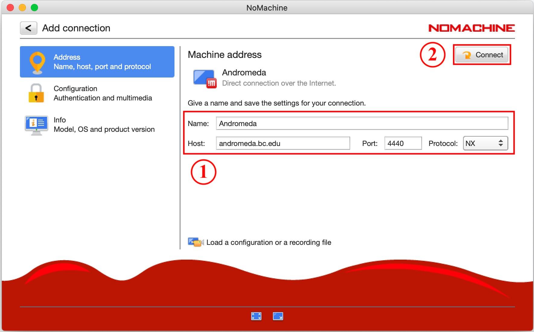 NoMachine Client – ITS / Research Computing